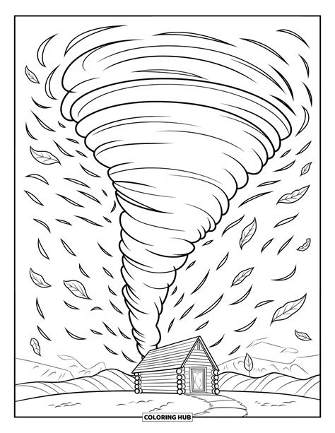 115 Dibujos De Tornados Para Colorear Para Niños Y Adultos Gratis