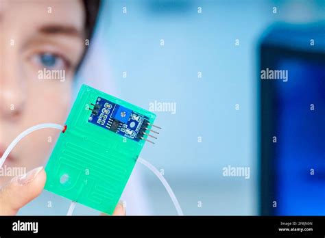 Girl Holding Polymers Bio MEMS Biomedical Microelectromechanical Systems LOC Lab On A Chip