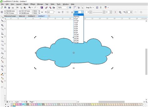 Membuat Awan Di Corel Draw Sekolah Desain Belajar Desain Grafis Gratis