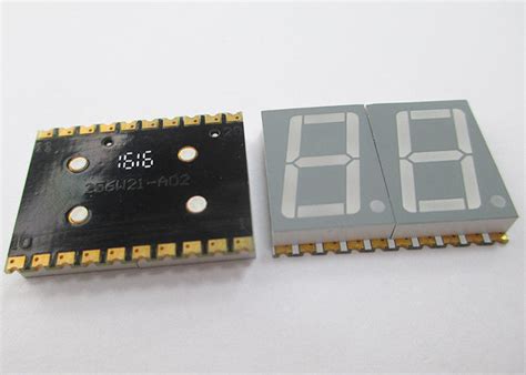 Smd 7 Segment Led Displays 056 Inch Dual Digit Numeric Pcb Gray