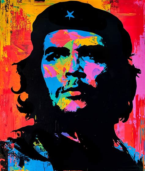 Xxl Che Guevara Xxl Stencil Revolutionary Wall Portrait