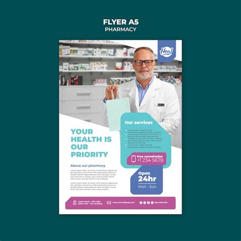 Free Psd Professional Pharmacy Template