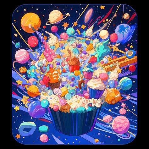 Sugary Planets Stock Illustrations 9 Sugary Planets Stock