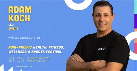 Jolin Ma On Linkedin Adam Koch Maicd Ceo Sweat Has A Impressive