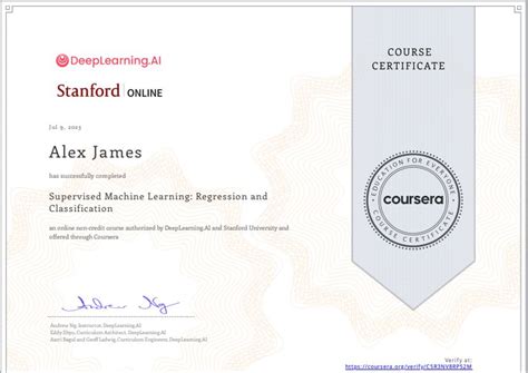 Alex James On Linkedin Deeplearningai Machinelearning Courseracertified