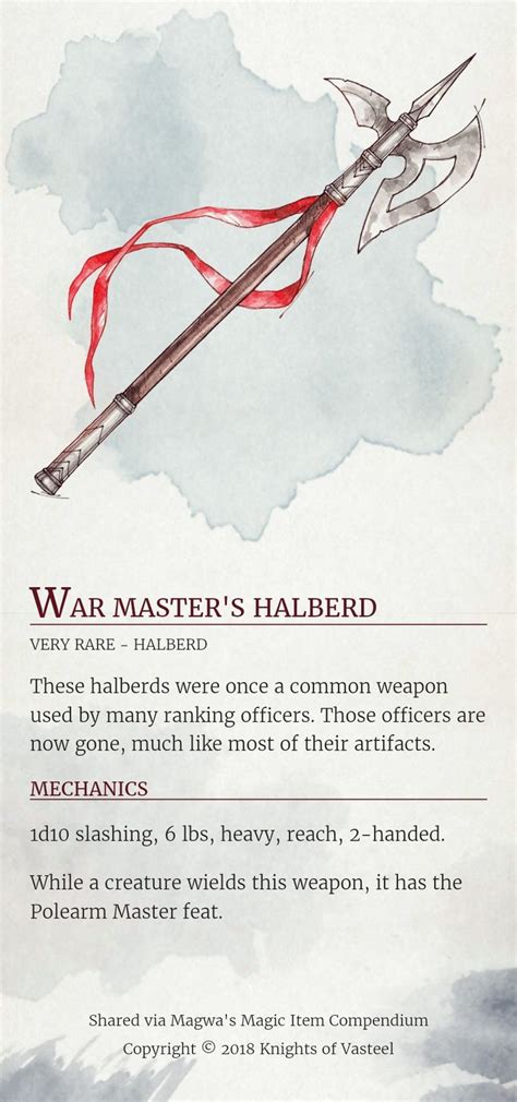 Halberd Dnd 5e Dnd Fantasy Rpg Game Fantasy Weapon Design