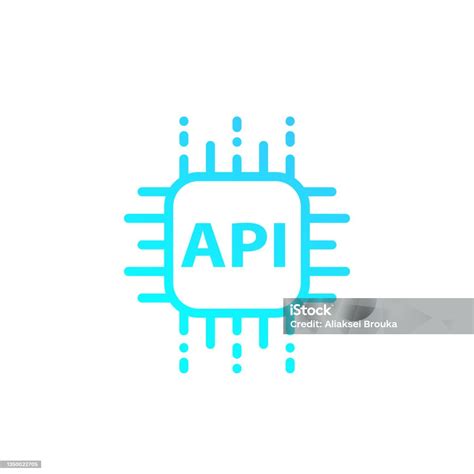 Vetores De Api Ícone Vetorial Da Interface De Programação De Aplicativos E Mais Imagens De