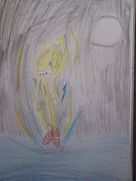 Drawing Practice 1 Super Sonic By Tekkanimations On Deviantart