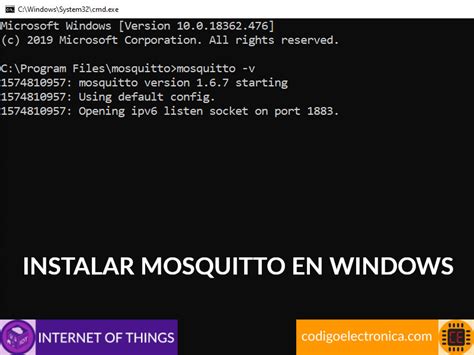 Instalar Mosquitto En Windows Código Electrónica