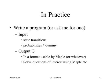 Winter 2016 C Ian Davis Ppt Download