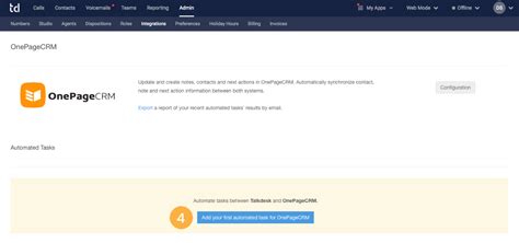 Automating Tasks In Your Onepagecrm Integration Knowledge Base