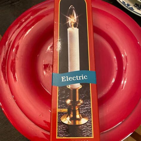 Brass Electric Candle Etsy