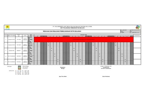 01 Formulir Rencana Pemeliharaan Rutin Pdf