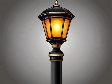 Vector A Lamp Post Template Isolated Premium Ai Generated Vector