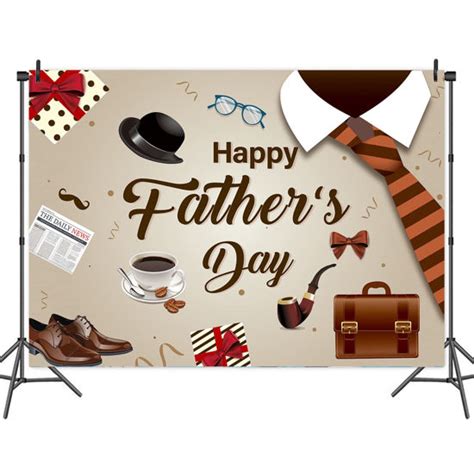 Getuscart Happy Fathers Day Backdrop I Love Dad Fathers Day Party