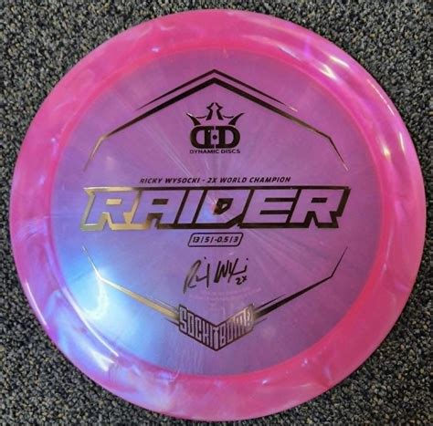 Dynamic Discs Raider Lucid X Chameleon Wysocki Team Series Vortica