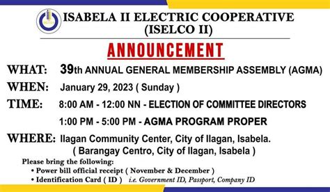 Annual General Membership Assembly Agma