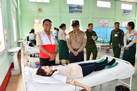 ပြင်ဦးလွင်မြို့တွင် ကမ္ဘာ့ကြက်ခြေနီနေ့အထိမ်းအမှတ်အကြို စုပေါင်းသွေးလှူဒ