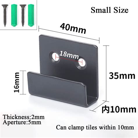 1pcs Black Stainless Steel Hanging Code Tile Displ Vicedeal