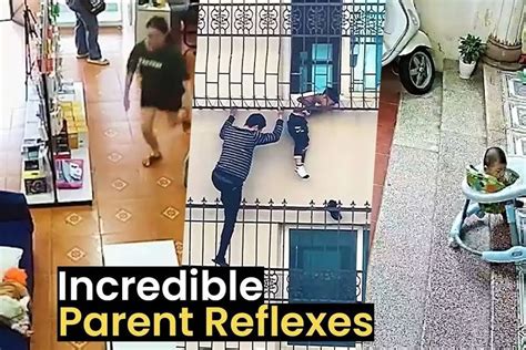 ویدئو عکس‌العمل‌های باورنکردنی والدین هنگام حادثه برای کودکان