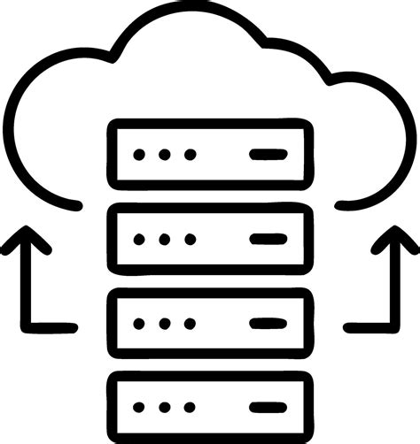 Cloud Storage Server Data Upload For Technology Digital Solutions 59084869 Vector Art At Vecteezy