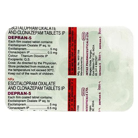 Depran 5 Tablet View Usage Side Effects Price And Subtitute Egmedi