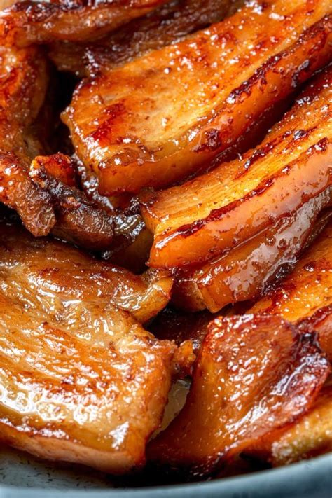 Pork Belly Slices Cooking With Lei Pork Recipes Pork Belly Recipes