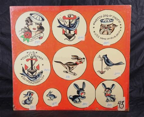 Fred Big Flash By Bert Grimm 9 Sold Traded Tattoo Collection