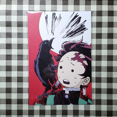 鬼滅の刃明信片 Postcard 炭治郎＆烏鴉 鬼滅之刃 日版 集英社 Ufotable Anime 動畫漫畫 動漫 吾峠呼世晴 興趣及遊戲 玩具 And 遊戲類 Carousell