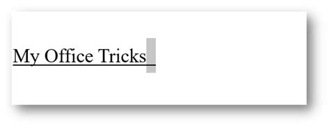 How To Adjust The Space Between Text And Underline In Microsoft Word