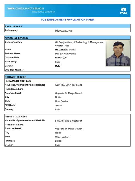 Tcs Form March2022 Download Free Pdf Justice Crime And Violence