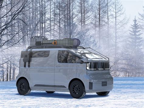Le Nouveau Micro Camper De Toyota Se Transforme En Fourgon De Transport