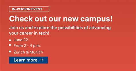 Constructor Academy On Linkedin Join Us Tomorrow 🚀 Swing By Our New Campus Conveniently