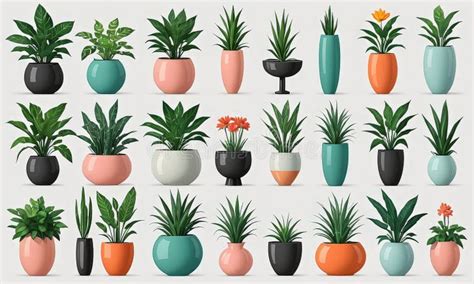 Potted Pattern Stock Illustrations 11938 Potted Pattern Stock