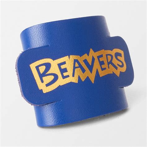 Beavers Scouts Leather Woggle