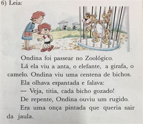 Textos para o º ano Hora de Colorir Atividades escolares
