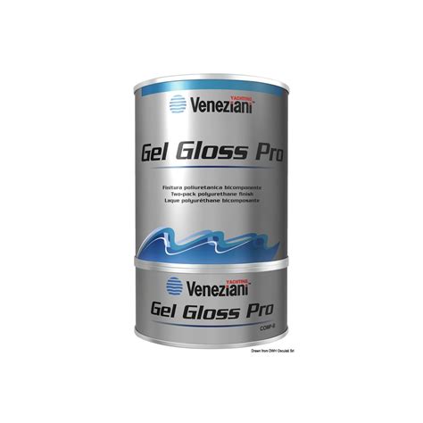 Veneziani Atlantic Blue Two Component Gel Gloss Paint Osc 6500800ba