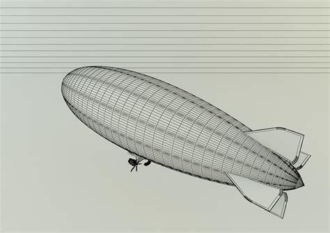 3d Zeppelin Model Turbosquid 2070252