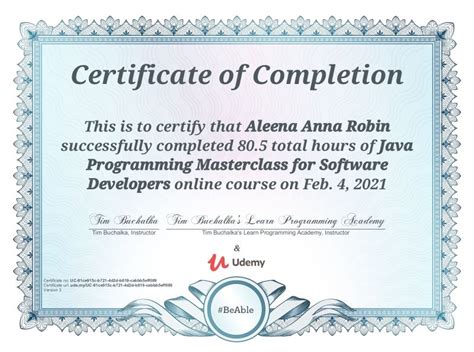 Udemycourses Javaengineer Intellijidea Aleena Robin
