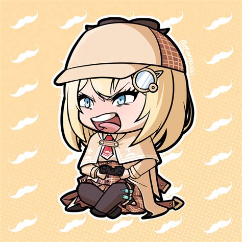 Chibi Amelia Watson Hololive By Mangaxai On Deviantart