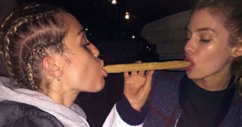 Have Miley Cyrus And Stella Maxwell Split Model Cosies Up To Lily Rose