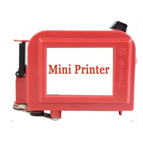 Mini Handheld Inkjet Printer Color Red At Best Price In Ghaziabad Niyatech Engineers