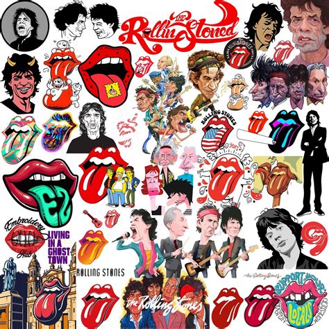 Rolling Stones Lips Svg The Rolling Stones Digital Download Hot Lips