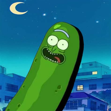 An Avatar Of Pickle Rick That I Made In Photoshop Awhile Ago R