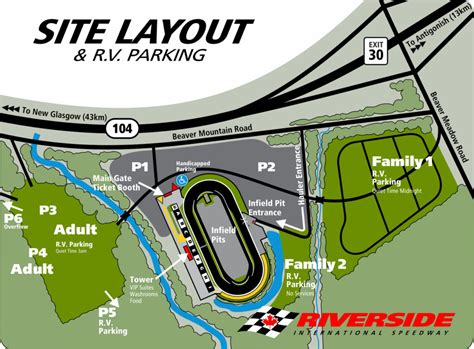 Site Maps Riverside International Speedway