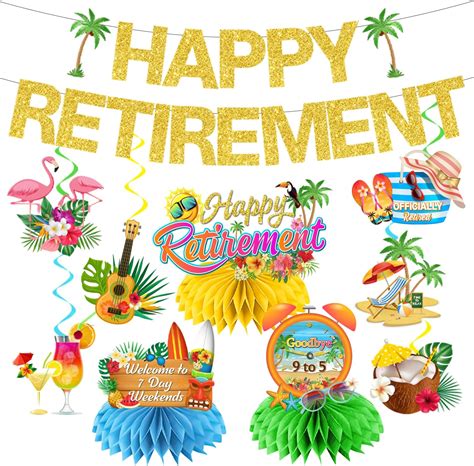 Beach Retirement Party Decorations Aloha Retirement Party