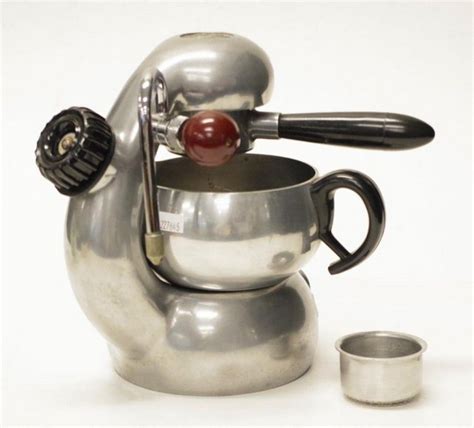 Vintage Atomic Italy Coffee Maker With Cup And Infuser Set