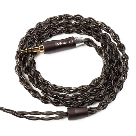 Kbear Hazy 6n Graphene Copper Silver Alloy Mixedly Braided Upgrade Cable Mmcx 2pin Connector 3