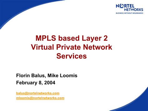Pdf Mpls Based Layer 2 Virtual Private Network Services · Mpls Based Layer 2 Virtual Private