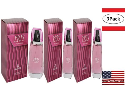3 Pack Iris Pour Femme By Jean Rish Eau De Parfum Spray 34 Oz For Women Stacksocial